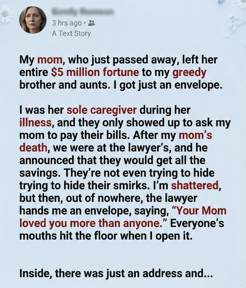 My Mother Left Me Only an Envelope — What I Found Inside Changed ...